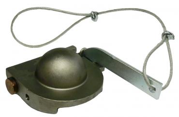 GN8A self latching coupler with cable and hardware - Gooseneck Towing